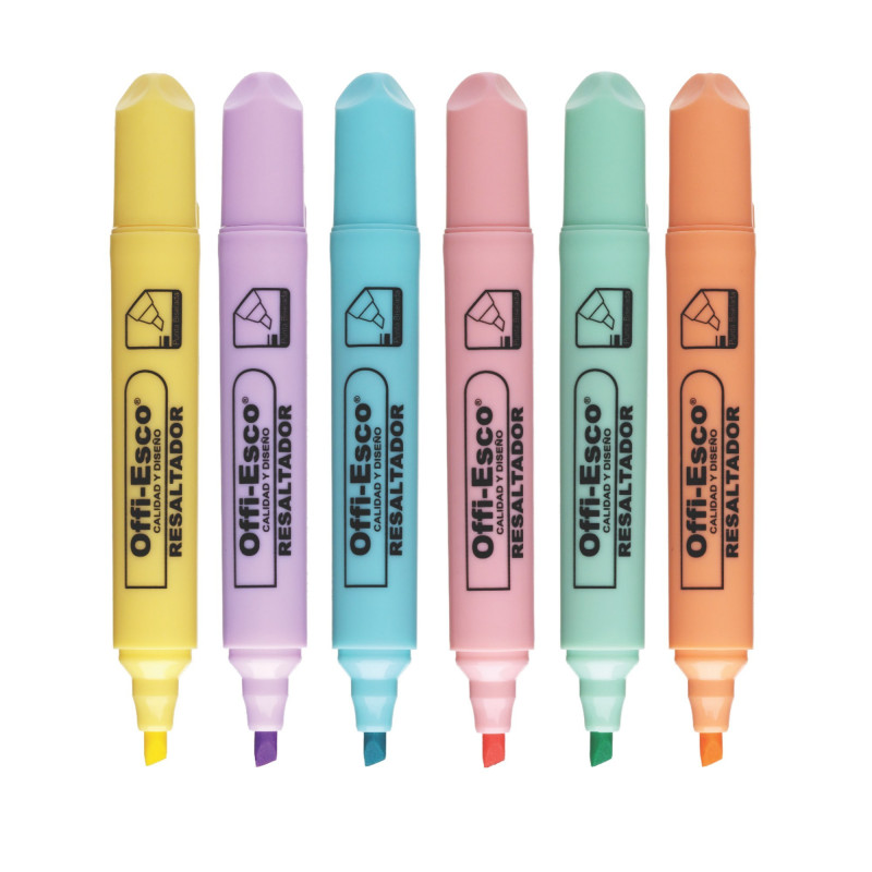 Resaltador Pastel Offi-Esco